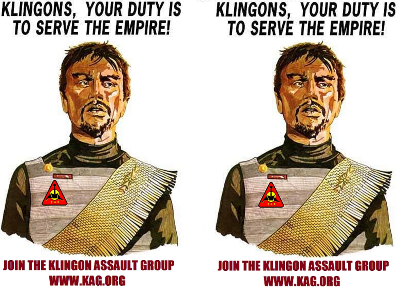 Printable Material – Klingon Assault Group